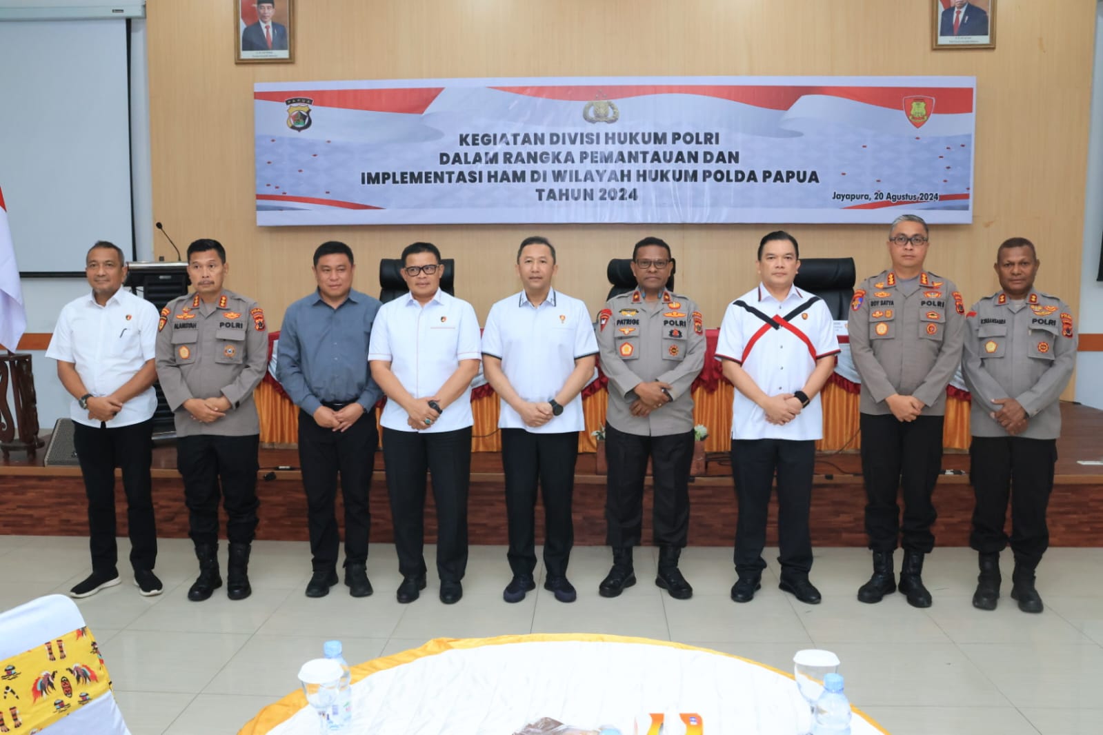 Tim Divkum Polri Lakukan Pemantauan Implementasi HAM di Polda Papua - Tribatanews POLDA Papua