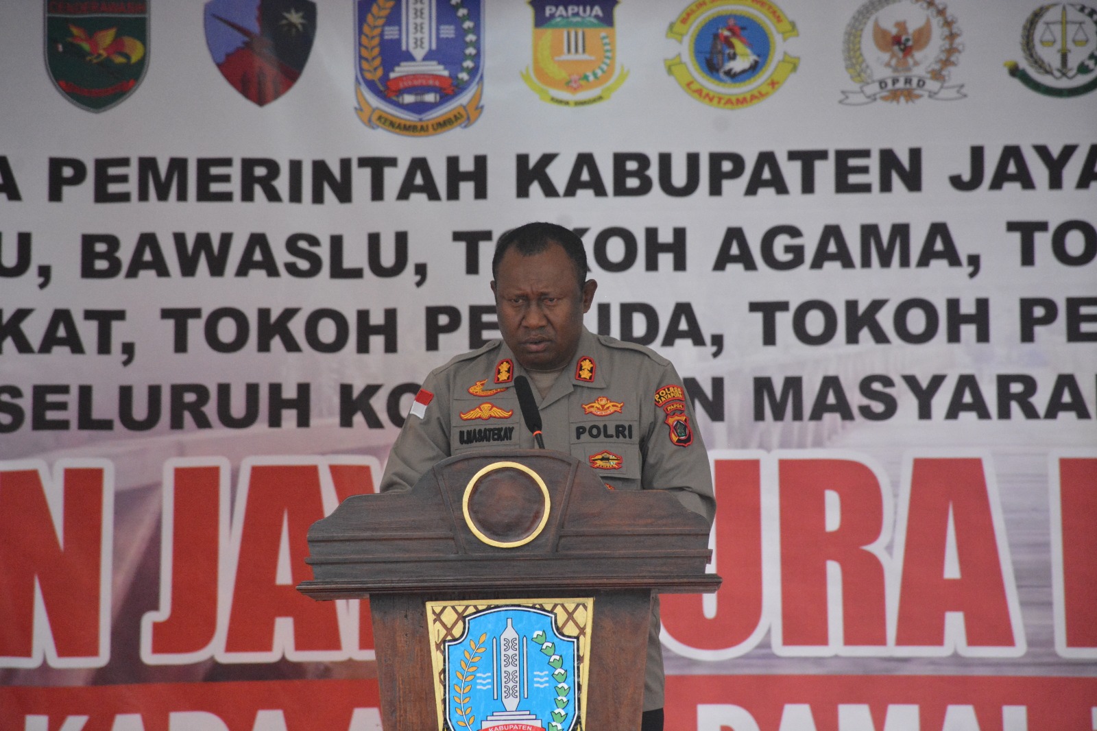 Menuju Pilkada Serentak, Polda Papua Gelar Acara Doa Bersama - Tribatanews POLDA Papua