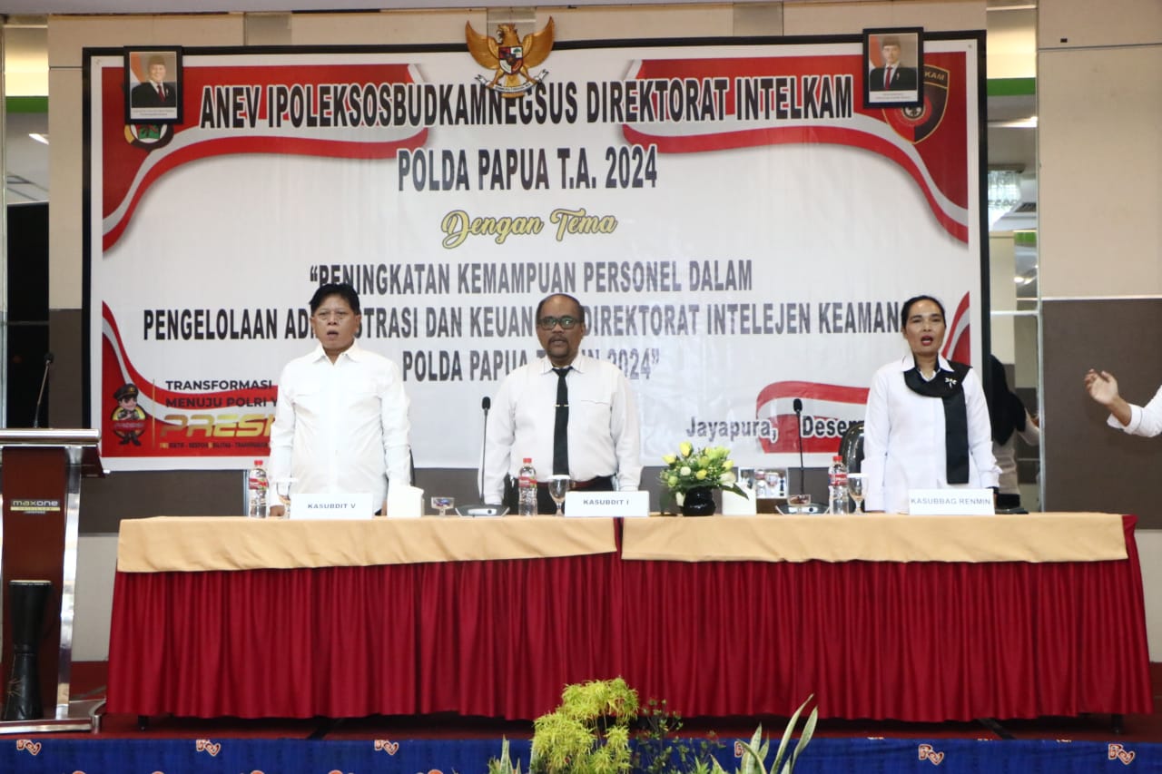 Direktorat Intelkam Polda Papua Gelar Anev Dalam Rangka Menyambut Kesiapan Tahun Baru 2025 ...