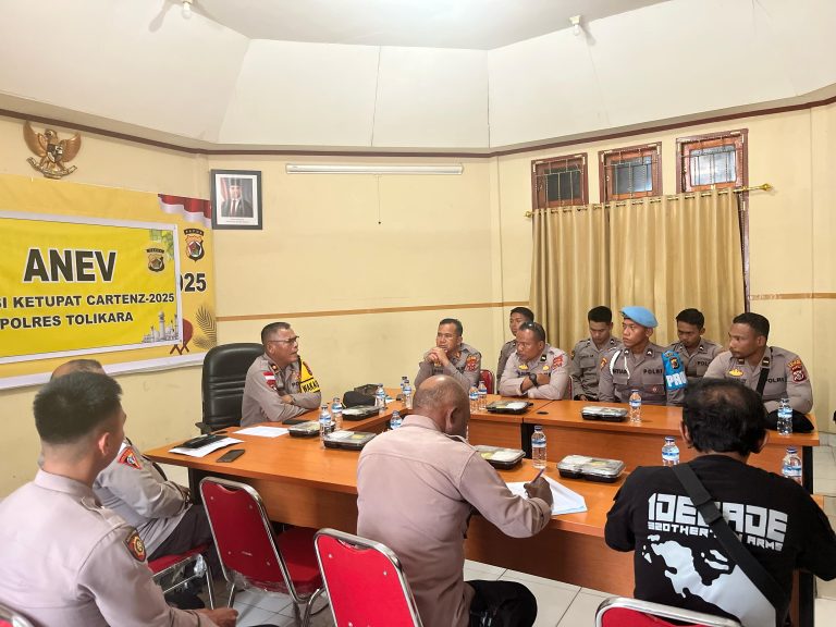 Wakapolres Tolikara Pimpin Anev Berakhirnya Operasi Ketupat Cartenz - 2025 Di Wilayah Kabupaten ...