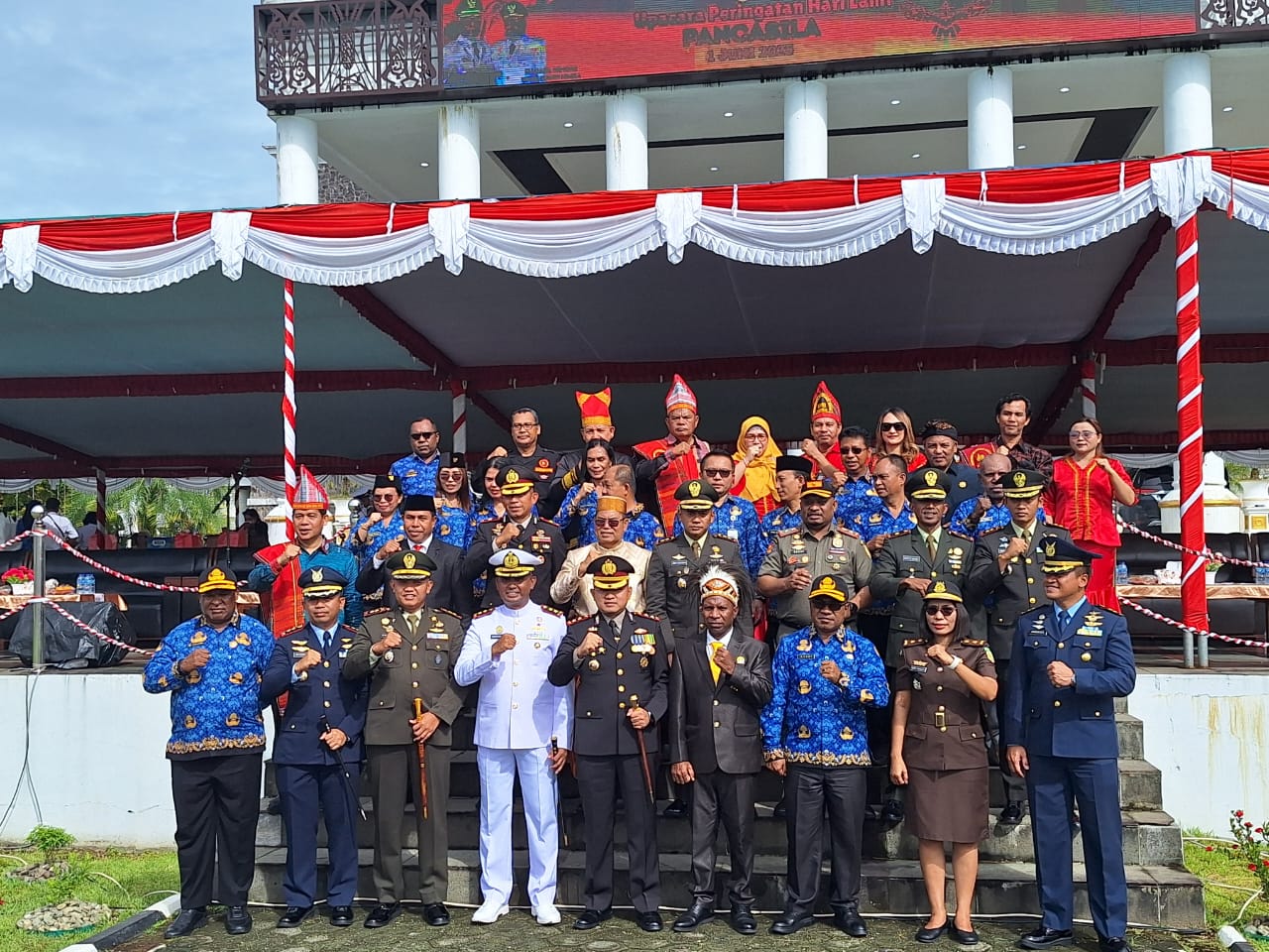 Kapolres Mimika Hadiri Upacara Peringatan Hari Lahir Pancasila 1 Juni 2025 Di Kantor Pusat ...